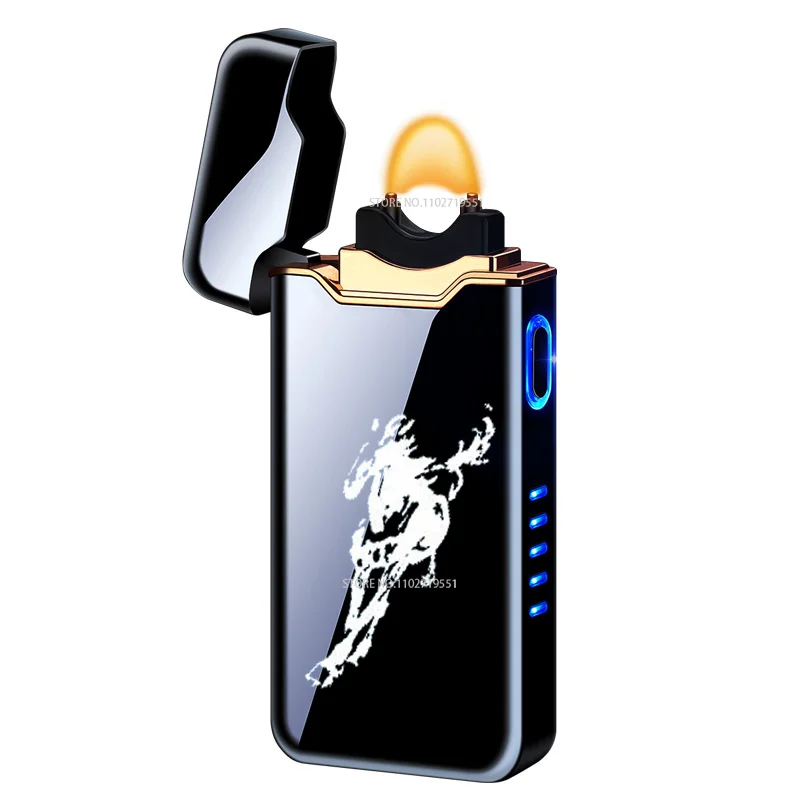 New-Electric-Fire-Arc-Electronics-USB-Electric-Lighter-Smart-Display-AI ...