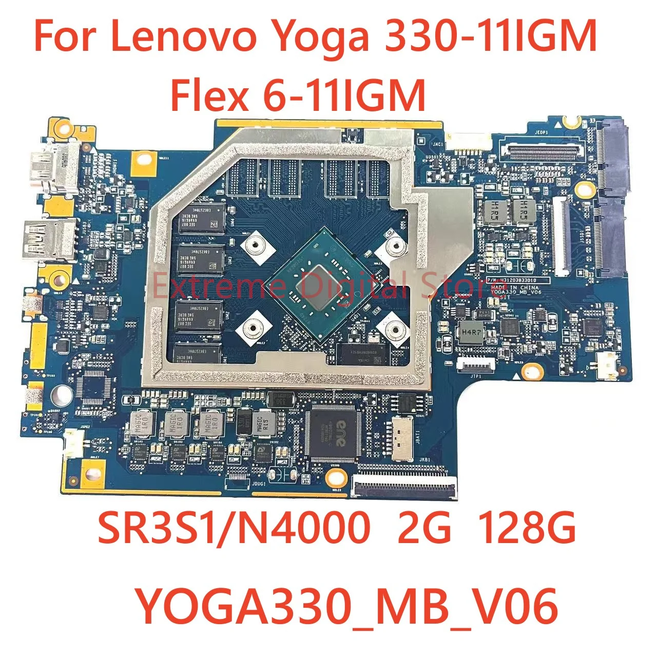For Lenovo Ideapad Yoga 330-11IGM Flex 6-11IGM laptop motherboard ...