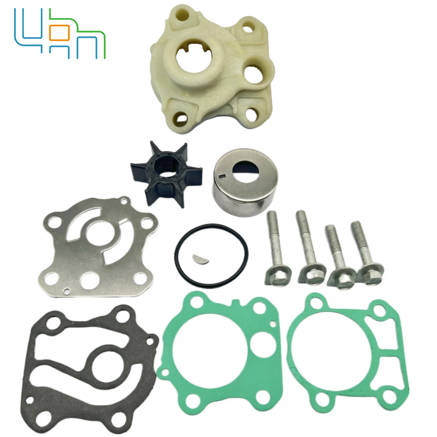 6H3-W0078-Water-Pump-Impeller-Kit-with-housing-For-Yamaha-2-Stroke-50 ...