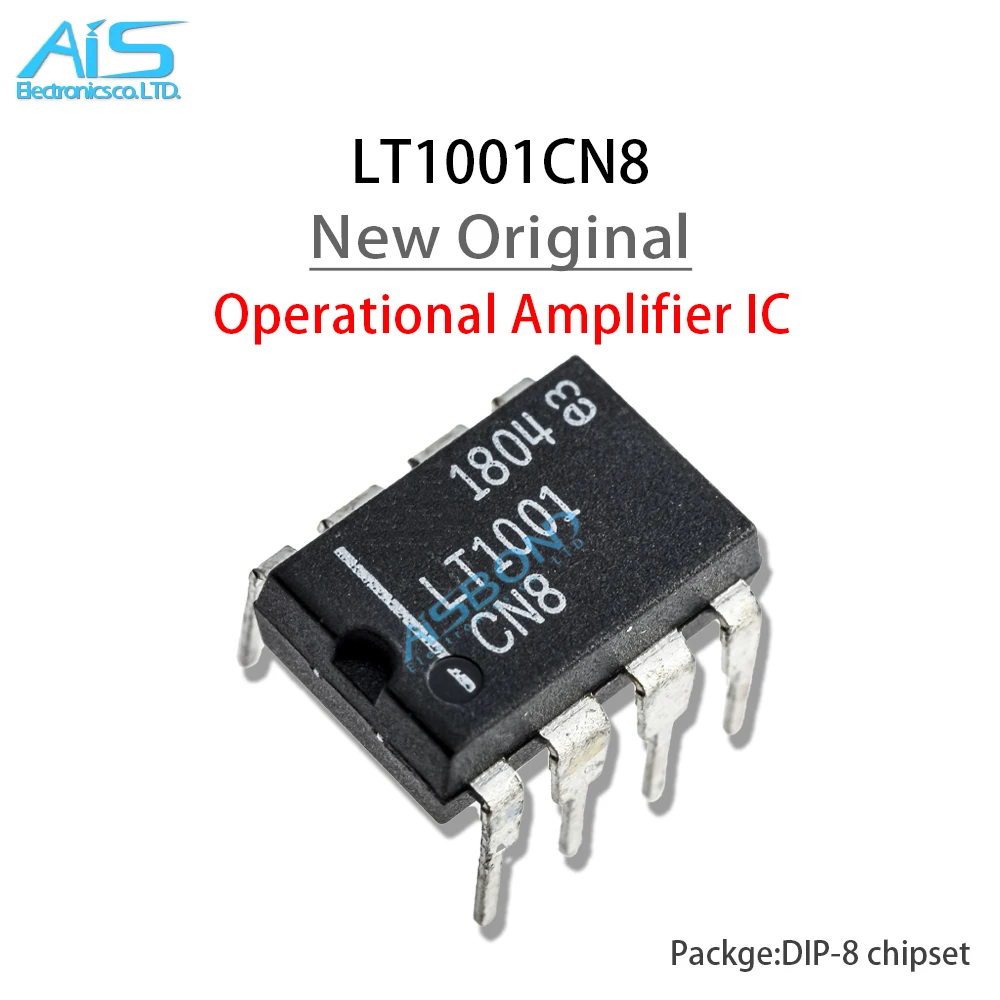 10 unids/lote nuevo LT1001CN8 amplificador operacional de precisión IC ...