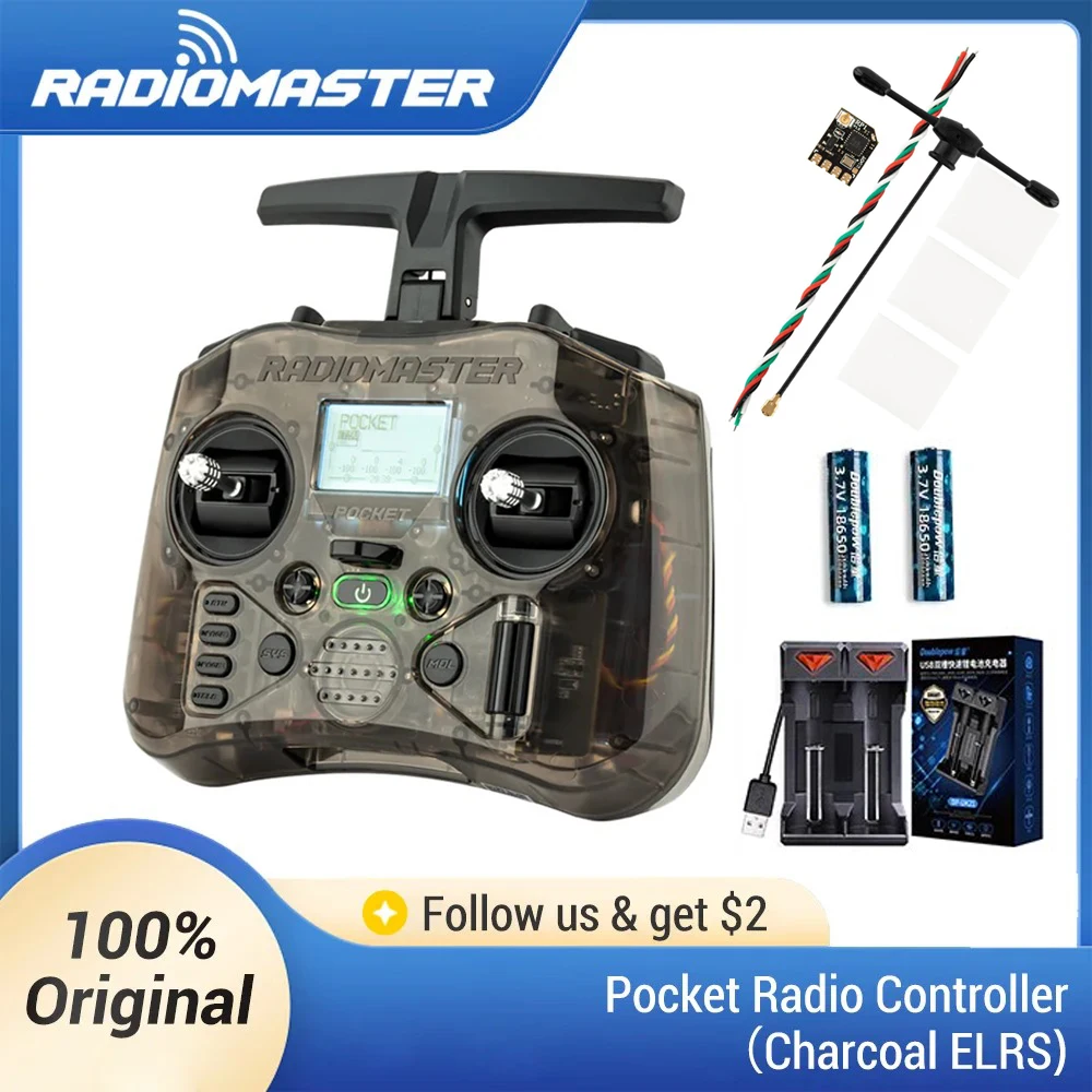 RADIOMASTER-RC-Pocket-Radio-Controller-M2-FPV-Controller-ELRS-CC2500-with-RP1-Receiver-LCD ...