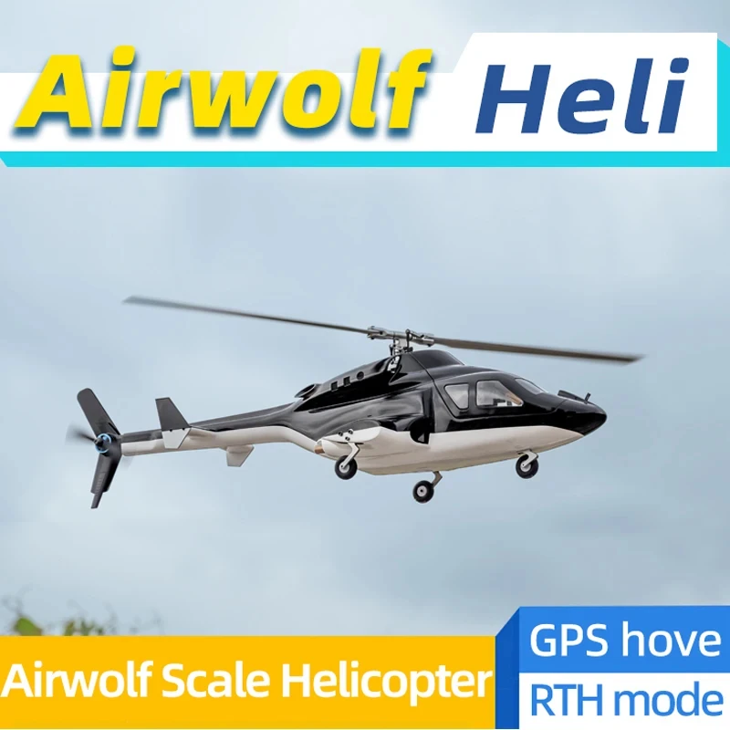 Flywing-Airwolf-Scale-Remote-control-simulation-Helicopter-Fuselage ...