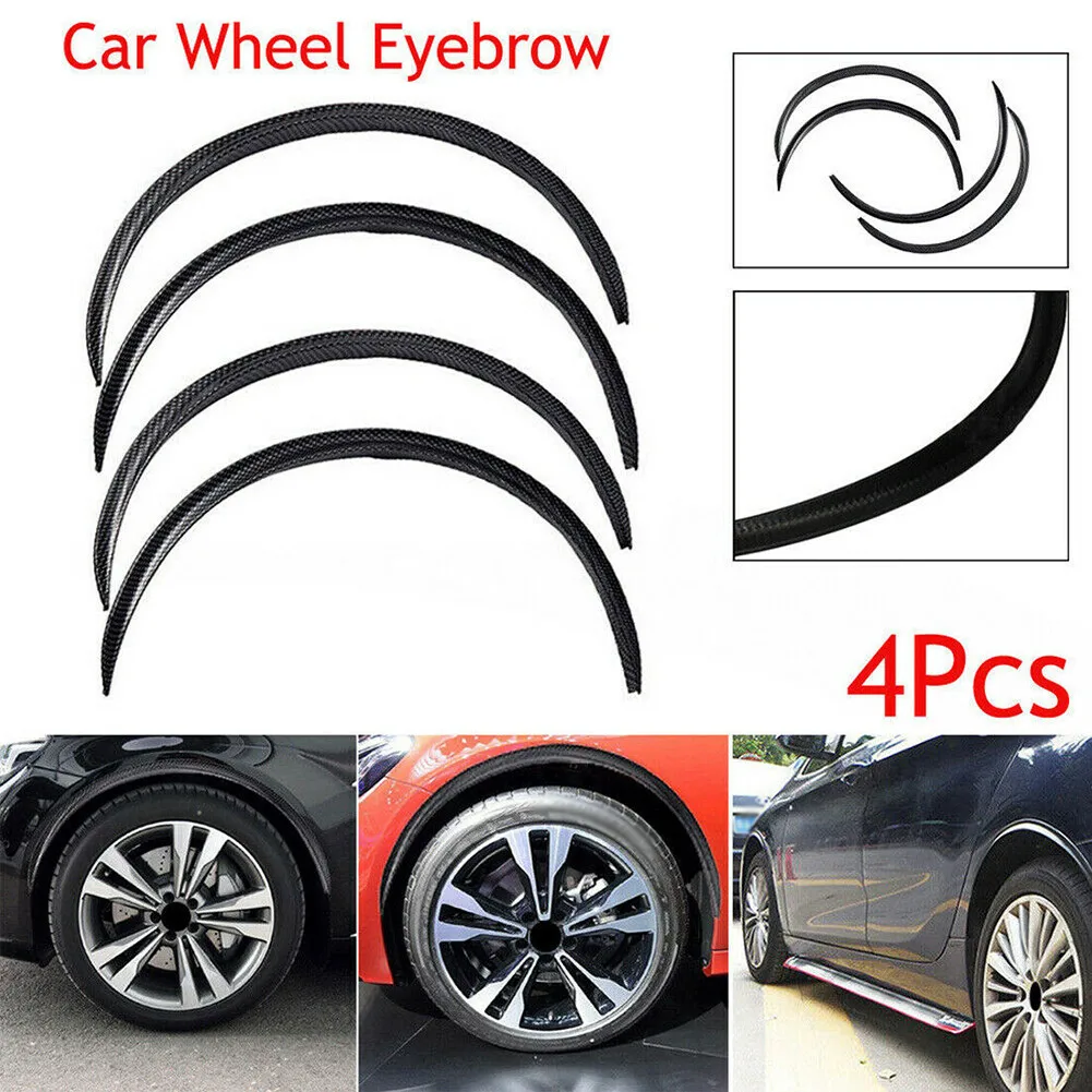 4pcs Car Fender Flares Arches Wing Expander Arch Wheel Eyebrow Trims ...