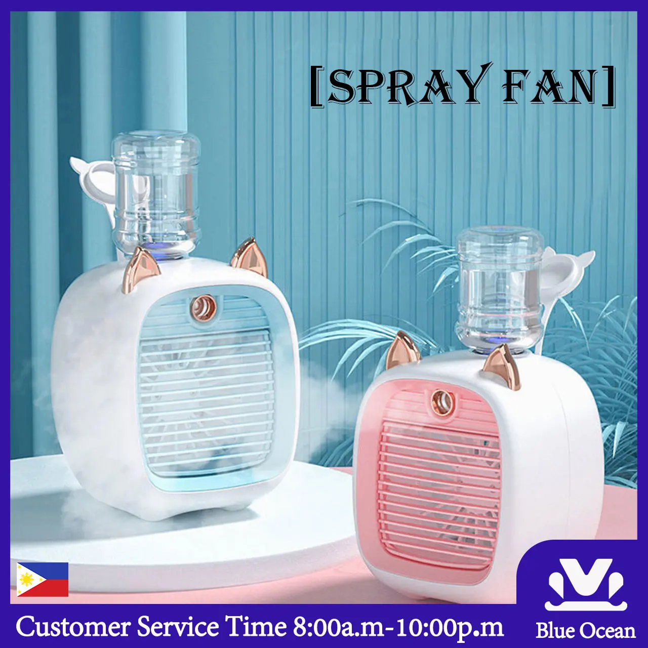 Spray-Fan-Little-Cooling-Fan-Cooling-Portable-Air-Conditioner-Battery ...