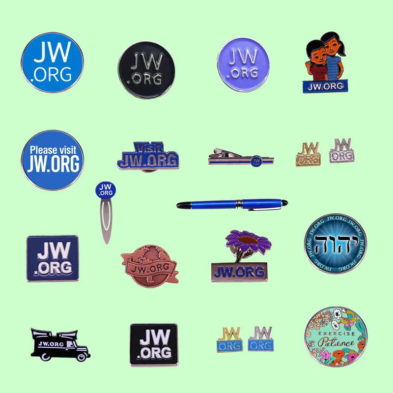 Unique-Letter-JW-Metal-Enamel-Badge-Personality-Literature-And-Art ...