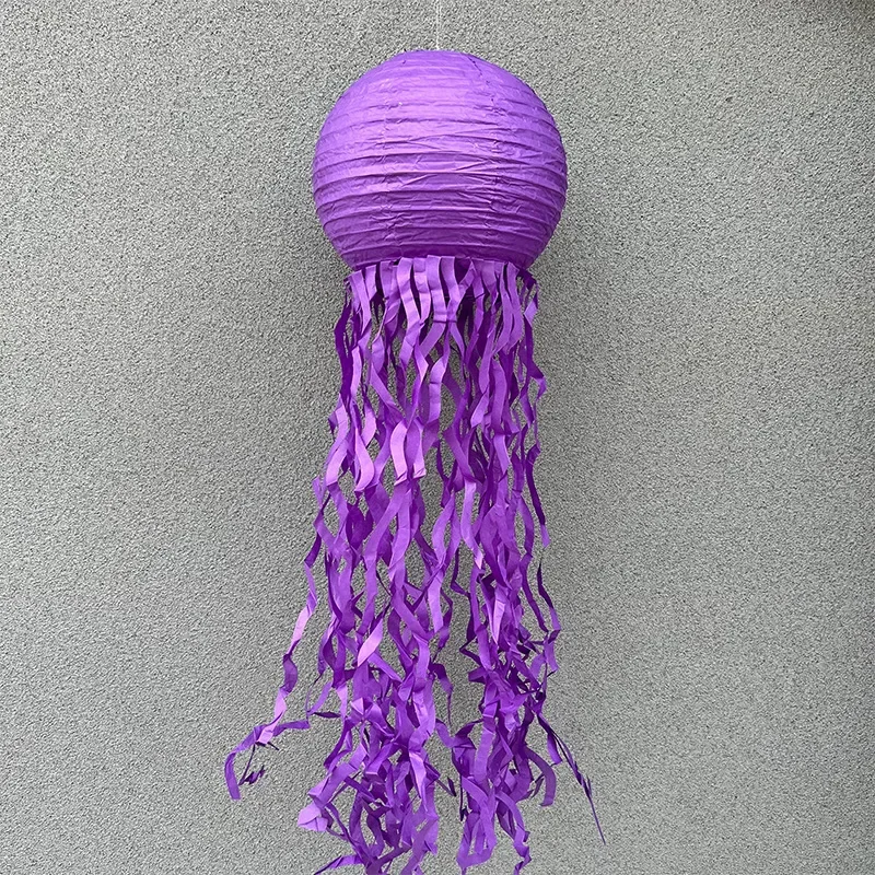 Nueva linterna de papel de medusa creativa para actividades al aire ...