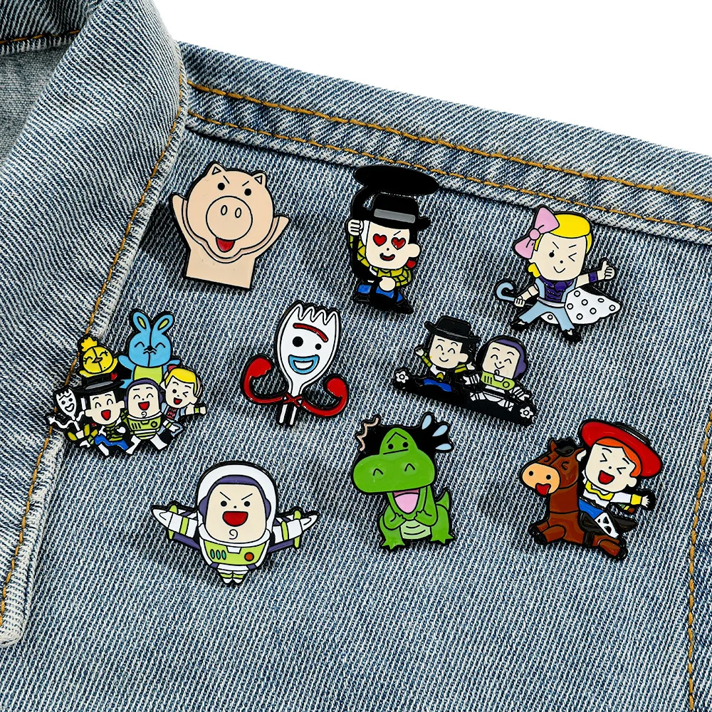 Disney-Toy-Story-Woody-Buzz-Lightyear-Cartoon-Enamel-Pins-Brooch-Anime ...