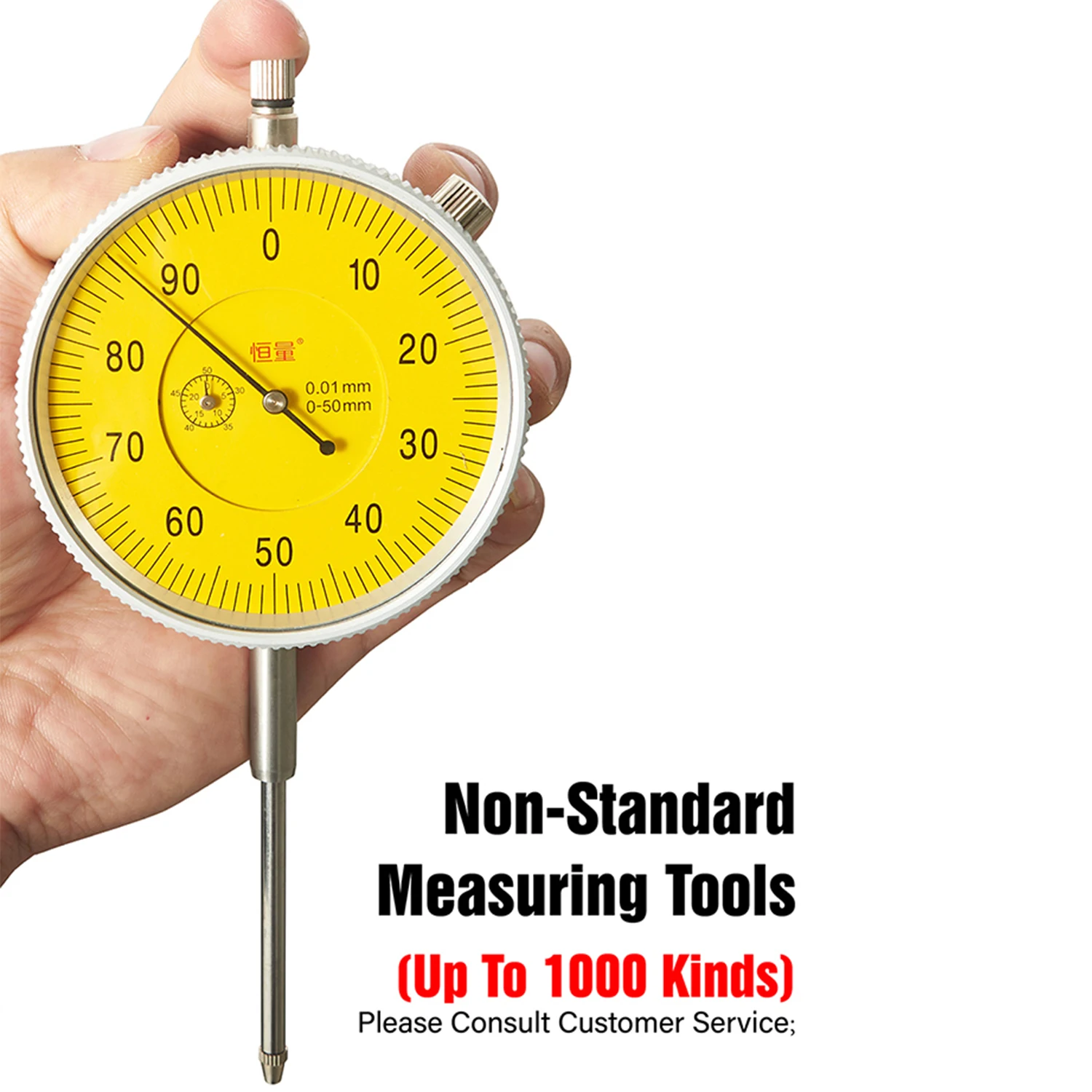 Boutique Mechanical Dial Indicator Stainless Steel Length Measuring ...