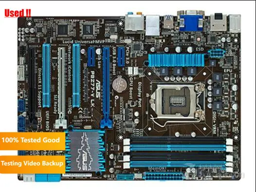Placa-mãe Asus P8Z77-V LK Desktop Z77 Soquete LGA 1155 i3 i5 i7 DDR3 32G ATX Original motherboard