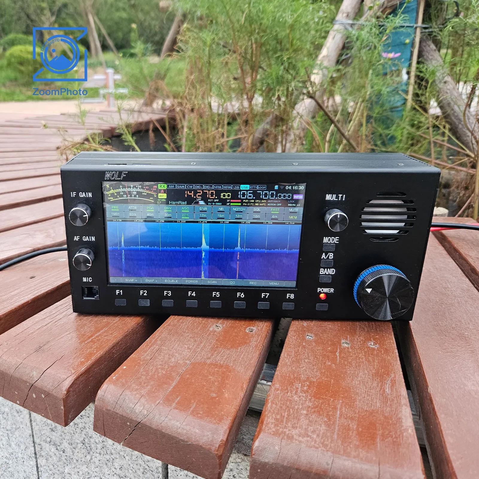 Hangeek RS-998 100w hf uv alle modus ddc/duc transceiver mobilfunk sdr ...