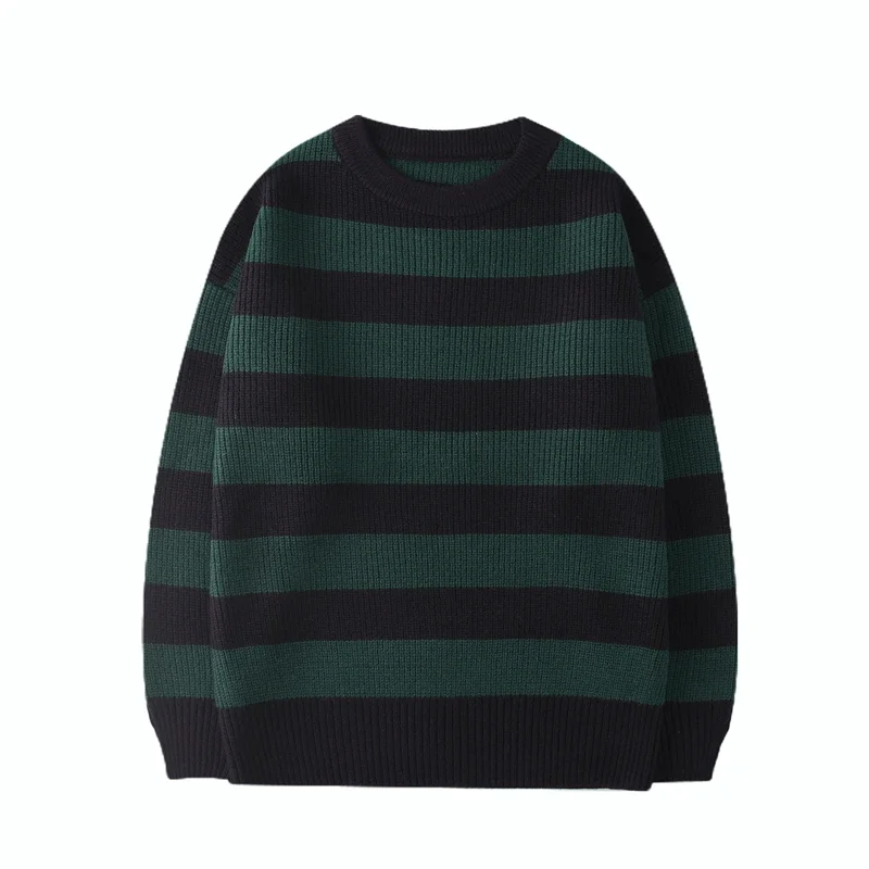 Striped Knitted Sweater Men Women Vintage Tate Langdon Loose Sweaters ...