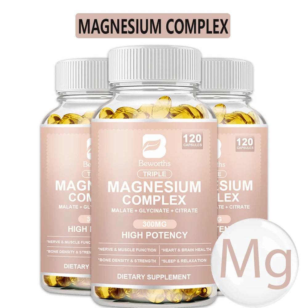 BEWORTHS-Magnesium-Complex-Capsules-Bone-Heart-Health-Supplement-Helps ...