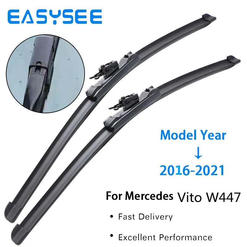 WindscreenWiper Blades para Mercedes Benz Classe V Vito Viano W639 W447 ...