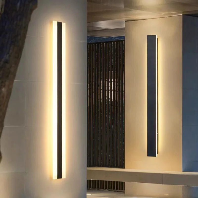 LED-Long-Wall-Lamp-IP65-Outdoor-Waterproof-Garden-Fence-porch-light ...