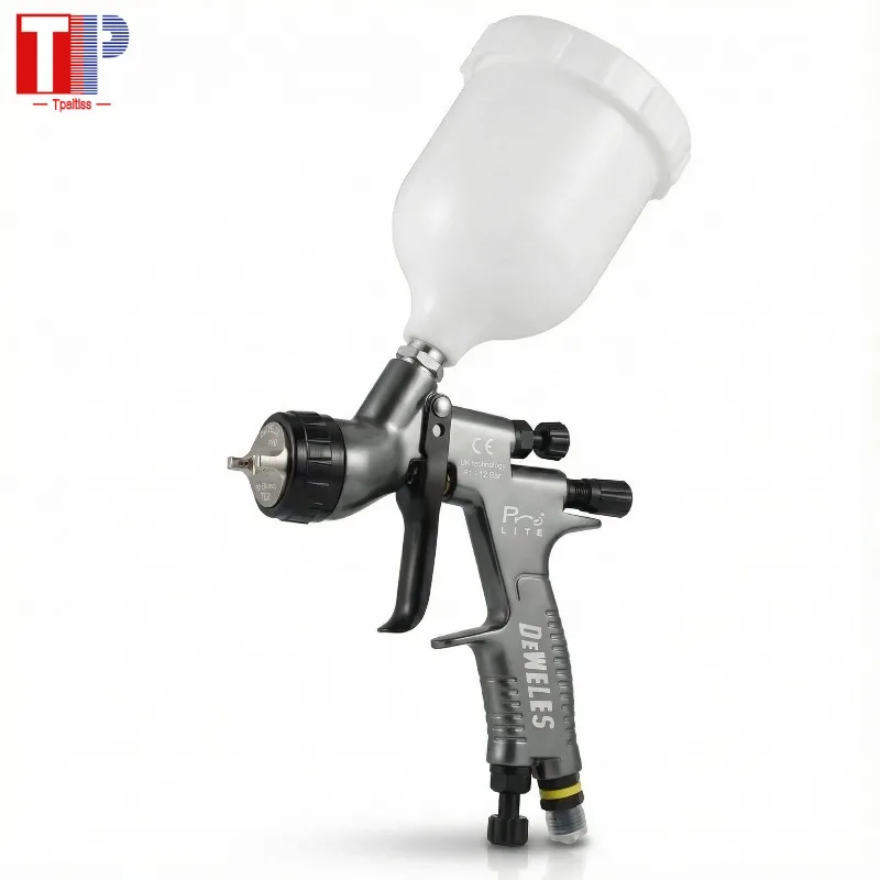 Tpaitlss Spray Gun GT Pro Spray Gun TE20/T110 1.3mm/1.8mm Nozzle Gray ...