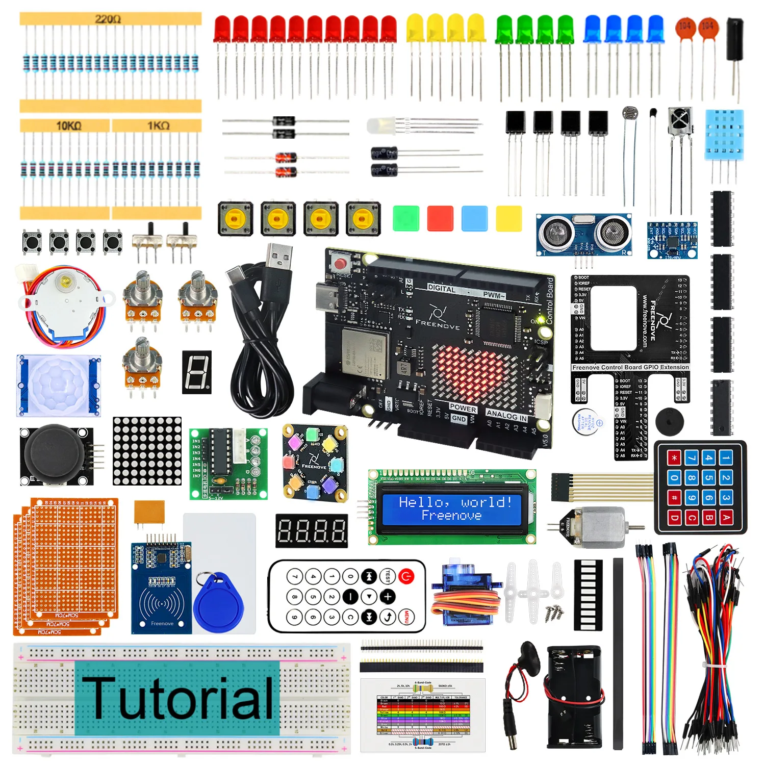 Freenove-Ultimate-Starter-Kit-for-Arduino-UNO-R4-V5-WiFi-Mini-Arm ...