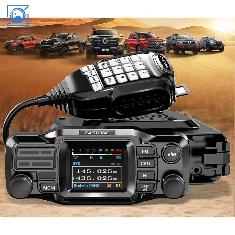 D500 Auto-montiert Walkie Talkie UV Dual Band 25W Mini Mobile Auto ...