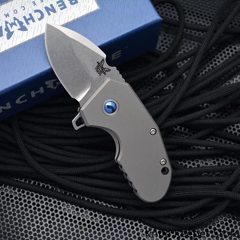 Nova Benchmade 756 faca dobrável liga de titânio m390 pó aço alta ...