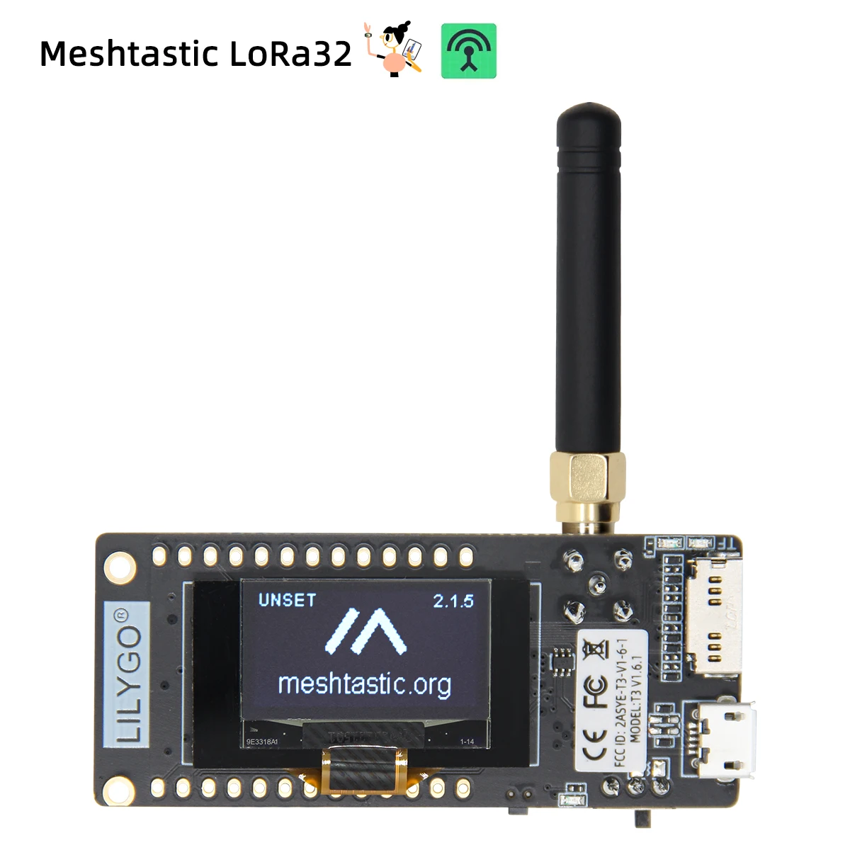 LILYGO-TTGO-Meshtastic-LoRa32-esp32-LoRa-geli-tirme-kurulu-433-Module ...