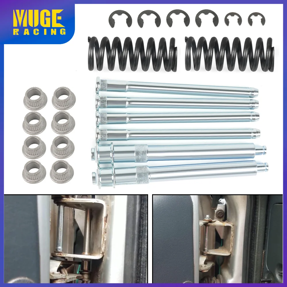 MUGE-New-Front-Door-Hinge-Roller-Pin-and-Bushing-Kit-With-Door-Hinge ...