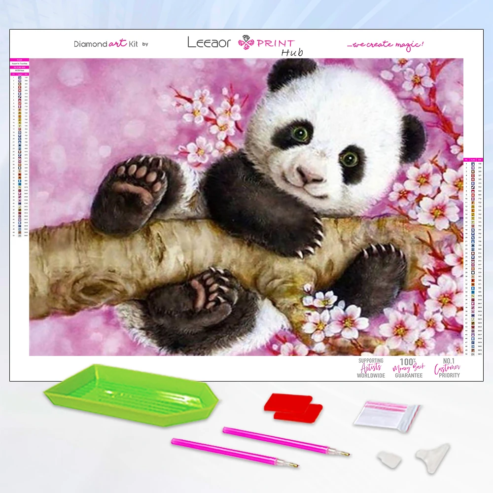 Animal-Panda-Diamond-Painting-Funny-Colorful-Series-5D-Diy-Full ...