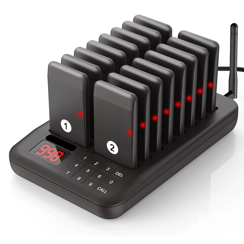 Restaurant-Pager-System-Black-Beeper-Pager-90-S-Buzzers-Vibration ...