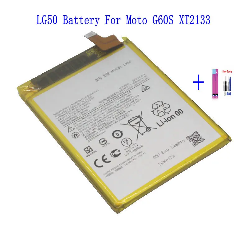 1x-bater-a-de-repuesto-de-5000mAh-19-4Wh-LK50-para-Motorola-Moto-G-60S ...
