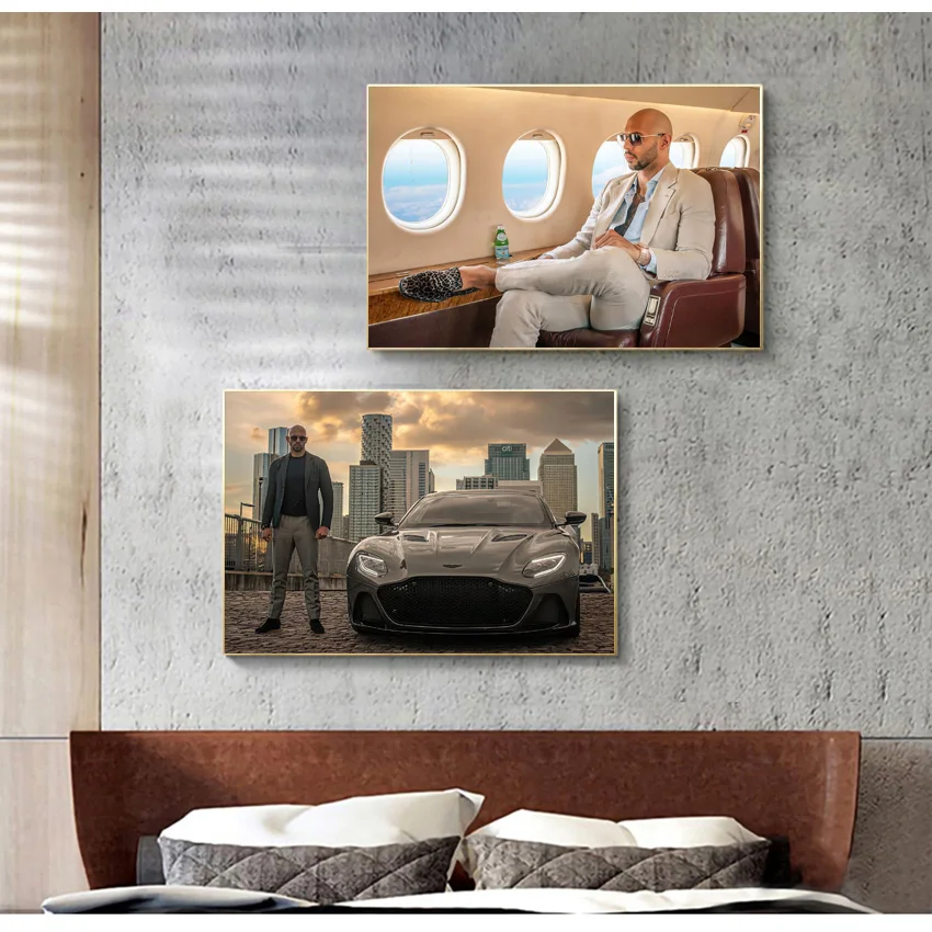 Andrew Tate Decorative Painting | Kickboxer Poster | Kickbox Poster ...