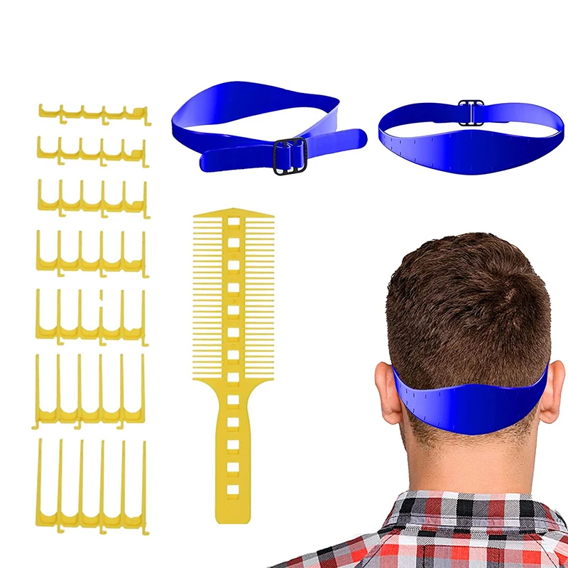 10Pcs-Set-Hair-Cut-Brush-Barber-Scissor-Comb-Hairdressing-Tool-Wide ...