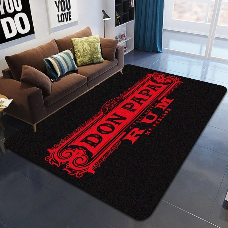 don-papa-Rum-Wine-Pattern-Decoration-Carpet-Fashion-Bar-area-Floor-Pad ...