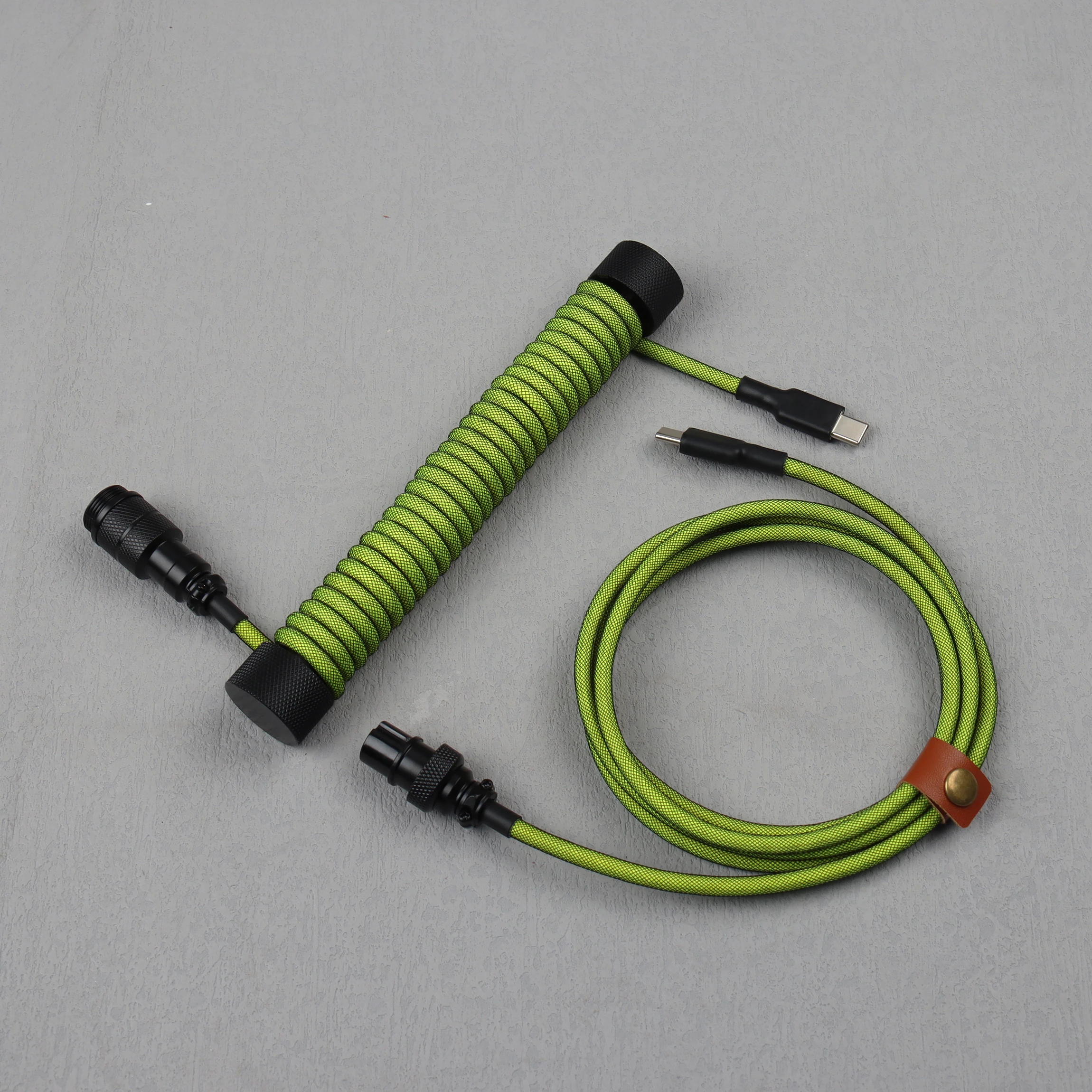Lano Coiled Cable Game Keyboard Custom Coil Type Usb C Cable With ...