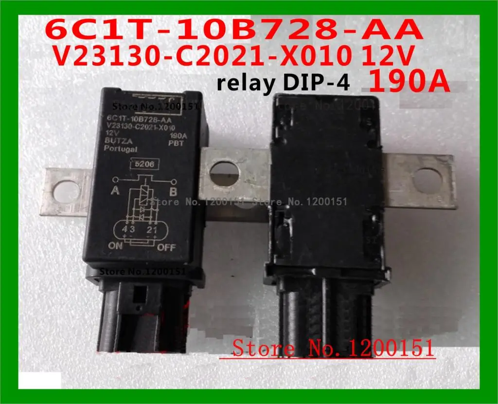 6C1T-10B728-AA V23130-C2021-X010 12V HFV12 12-H-D HFV12/12-H-D 8C19 ...