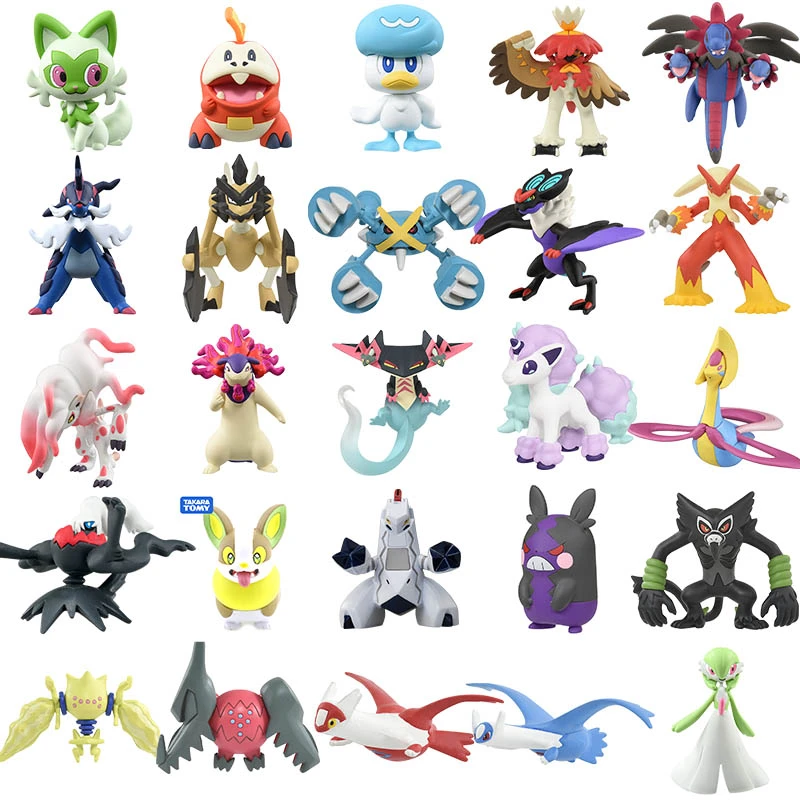 Original Tomy Pokemon Figure Hisuian Decidueye Mega Metagross Hisuian ...