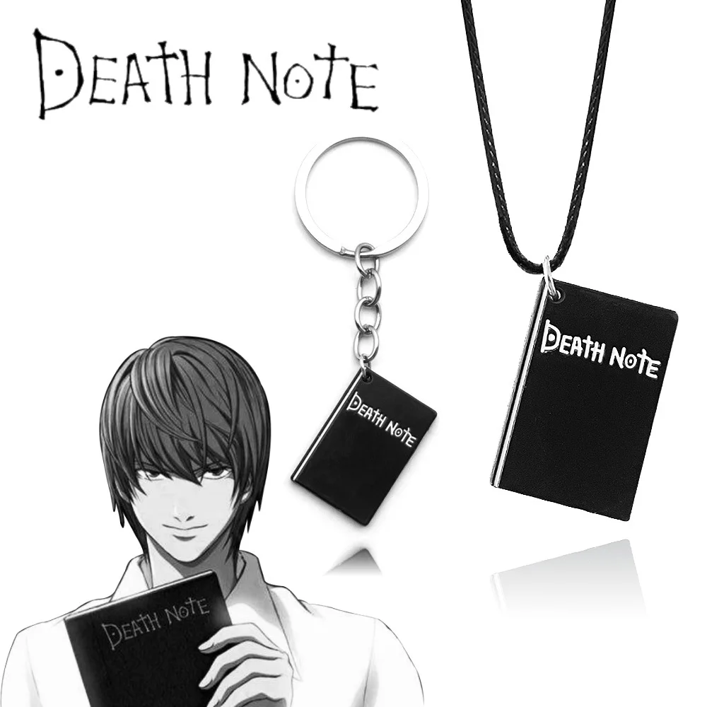 Anime-Death-Note-Keychain-Black-Note-Book-Pendant-Keyring-for-Women-Men ...