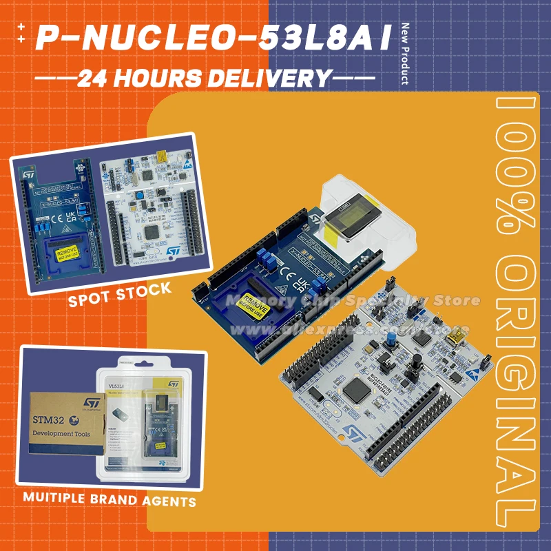 1 PÇS/LOTE! P-NUCLEO-53L8A1 8x8 Multi-zona ToF variando sensor SATEL ...