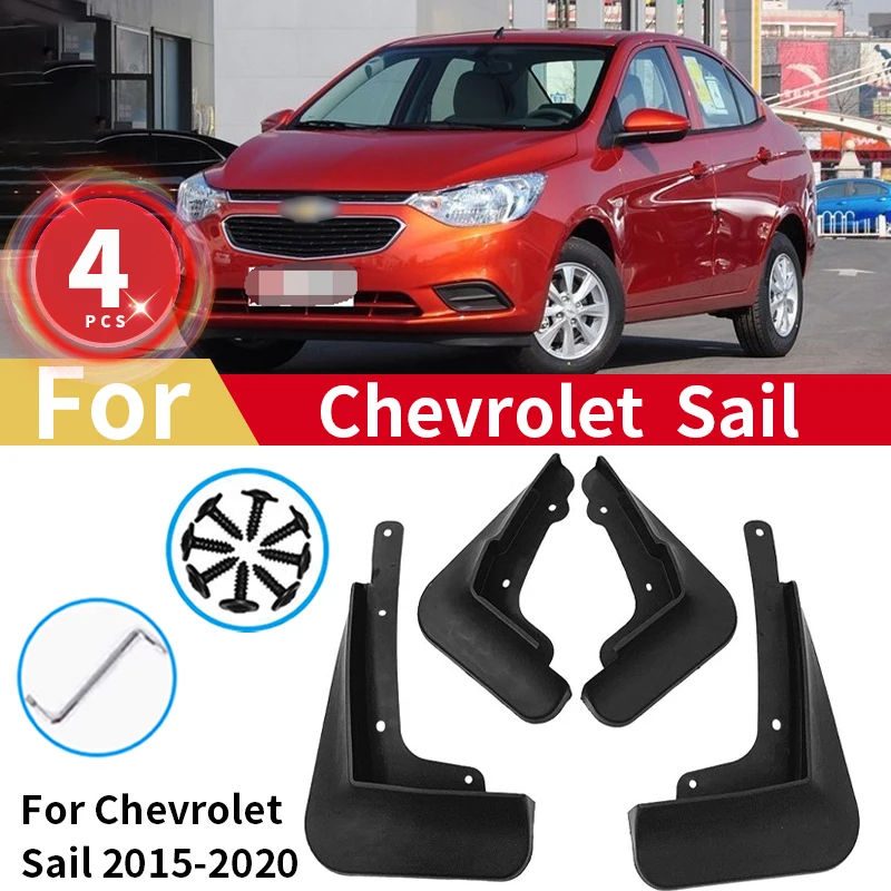 Mudguards-For-Chevrolet-Sail-Nuevo-Mud-Flaps-2015-2016-2017-2018-2019 ...