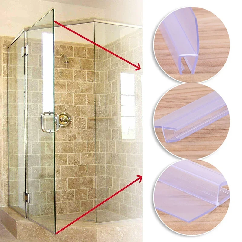 Bathroom-Door-Shower-Curtain-Shell-Sealing-Strip-F-H-Shape-For-6-8-10mm ...