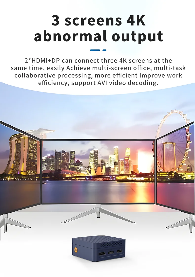 Мини-ПК ZX06 (Intel N150, RAM 12 ГБ, SSD 512 ГБ, Intel UHD Graphics ...