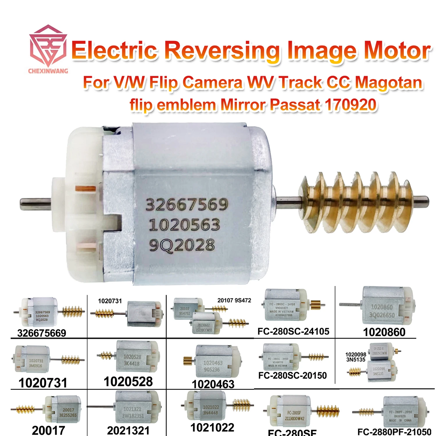 Electric Reversing Image Motor for V/W Flip Camera WV Track CC Magotan ...