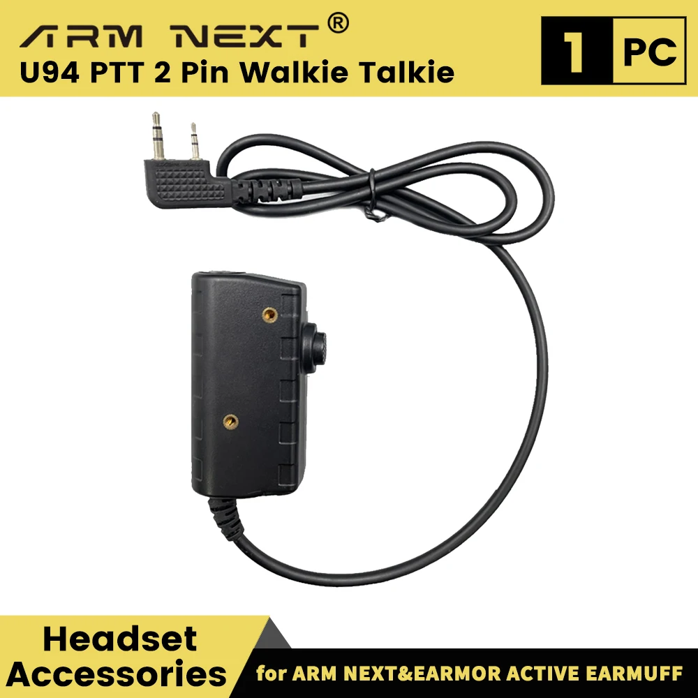 Tactical-U94-PTT-Adapter-Cable-for-Military-Standard-Plug-Headset-to-K ...