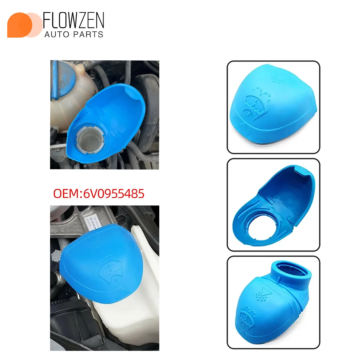 1PC Car Washer Cover Wiper Accessories Windshield Glass Cleaning Tank ...
