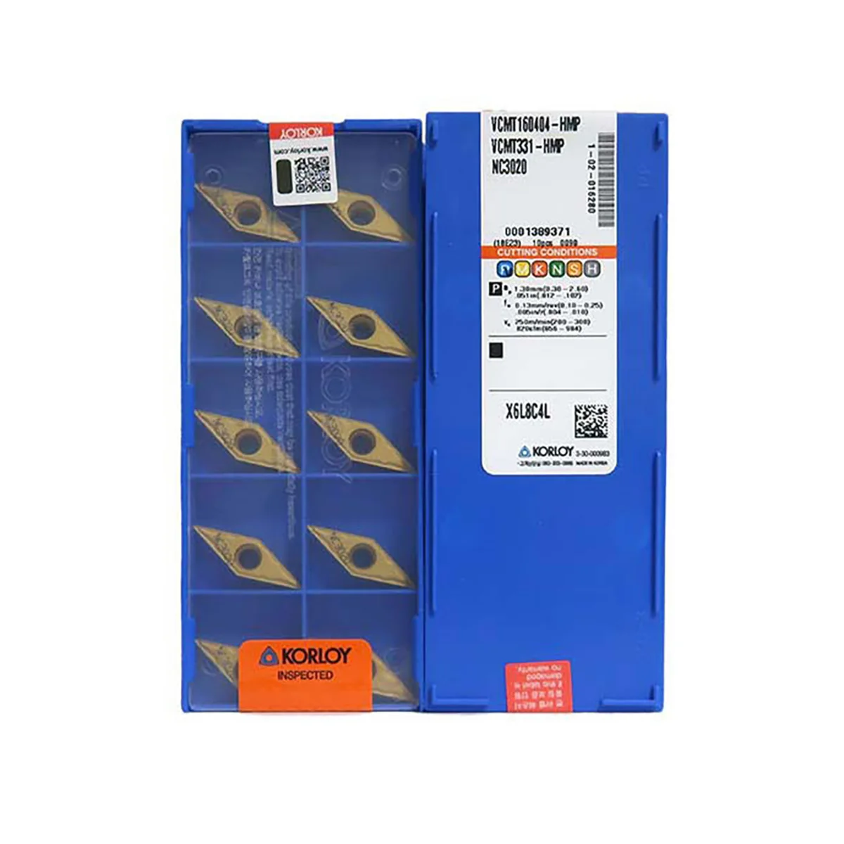 Korloy-100-Original-VCMT-VCMT160404-VCMT160408-HM-PC9030-NC3020-Turning ...