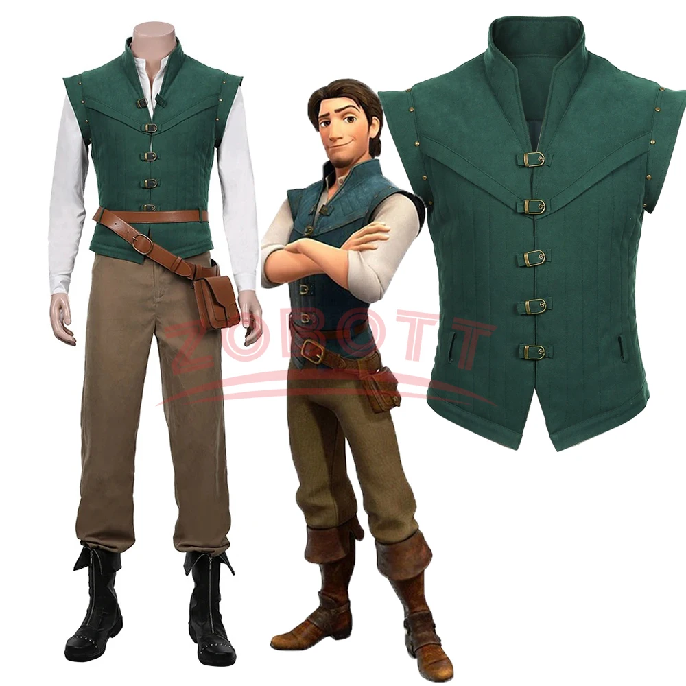 Anime-Flynn-Rider-Tangled-Rapunzel-Cosplay-Costume-Adult-Carnival ...