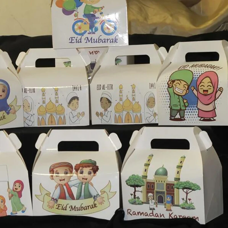 Eid Mubarak Ramadan Kareem kid boy girl chocolate candy gift boxes ...