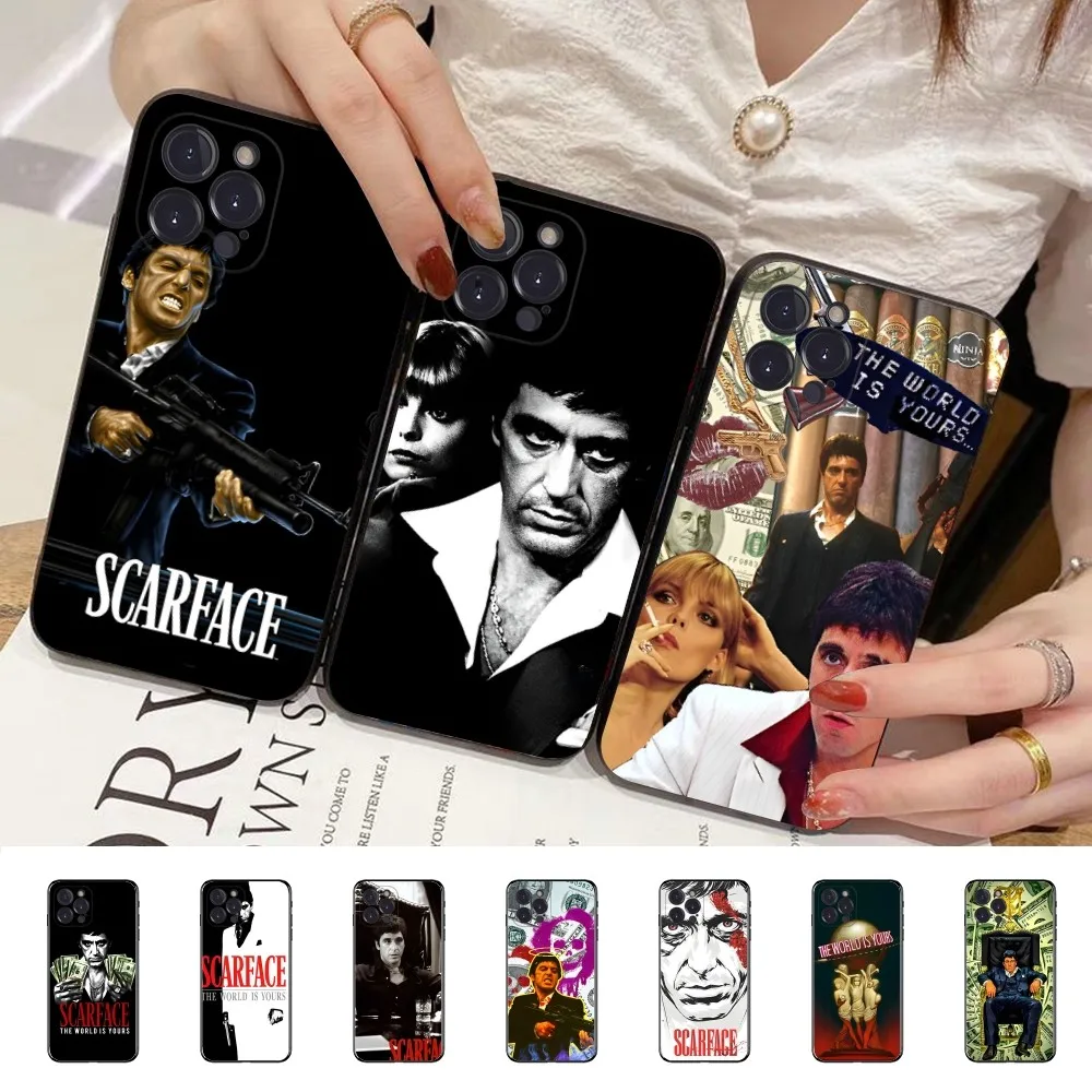 Funda-de-tel-fono-Scarface-Tony-Montana-carcasa-para-iPhone-14-11-12-13 ...