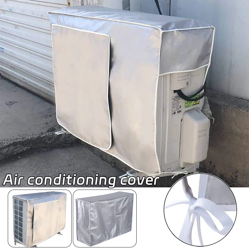 Air Conditioner Cover Sun Household Protection Anti-Dust Waterproof Air ...