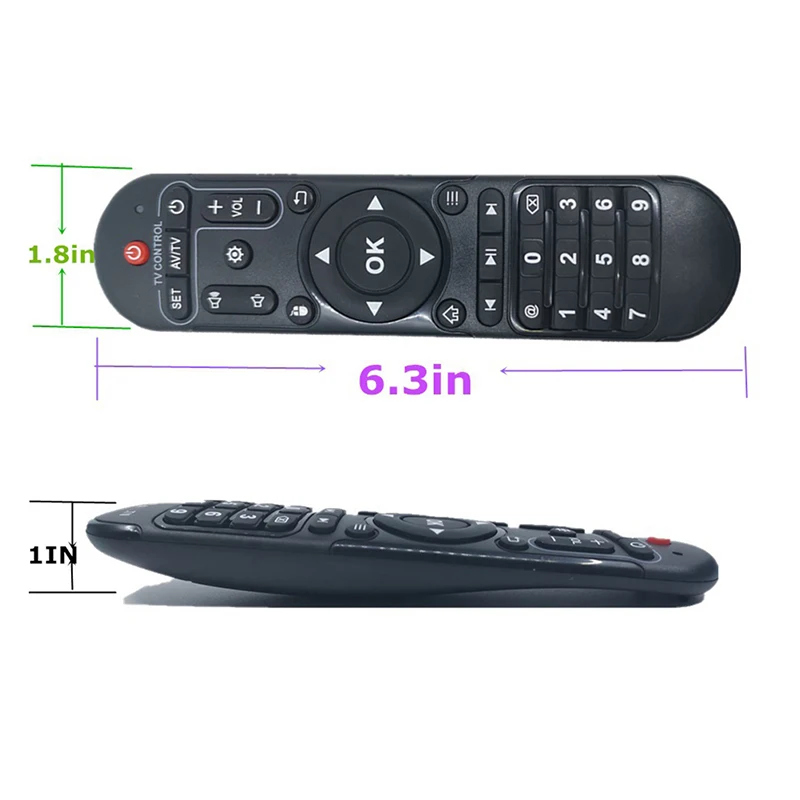 Remote Control Replacement For X96 MAX X98 PRO X92 Controller Android ...