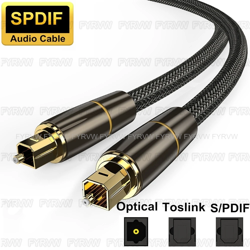 Optical Cable SPDIF Digital Audio Optical Fiber Cord for SONY Home ...