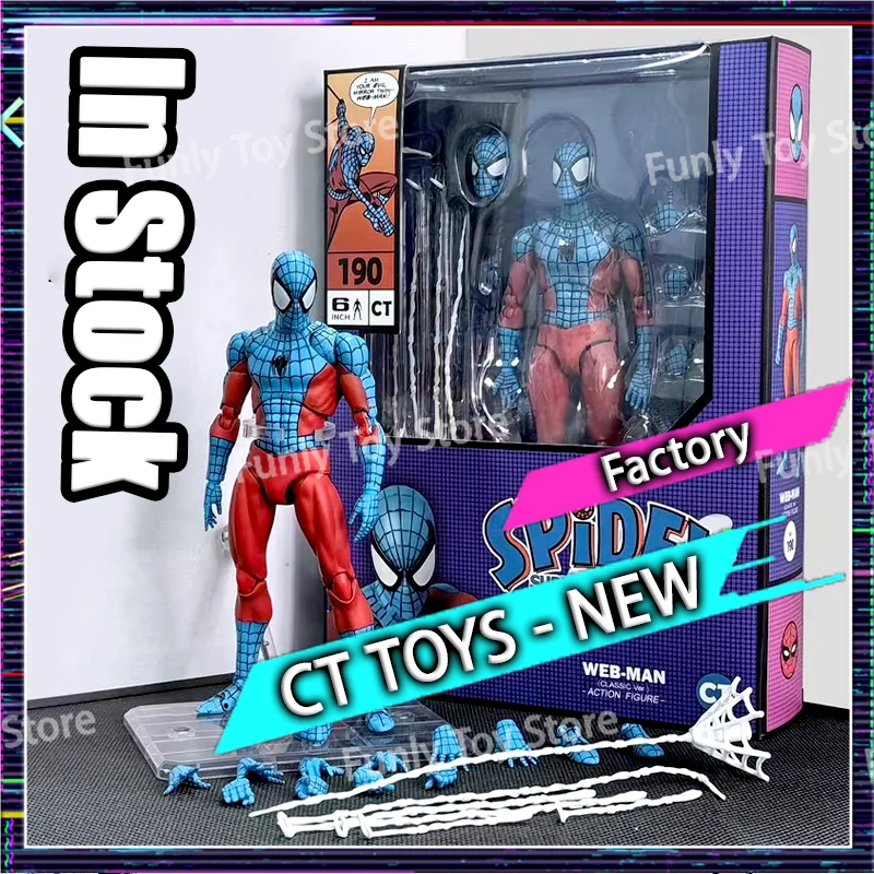 Ct-Toys-Spiderman-Web-Man-Mafex-190-Spidey-Super-Stories-Webman-185 ...