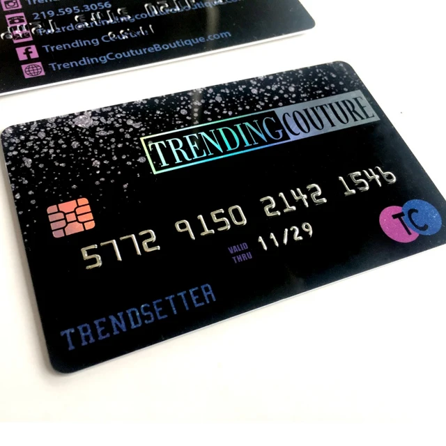 Embossing Credit Card Font